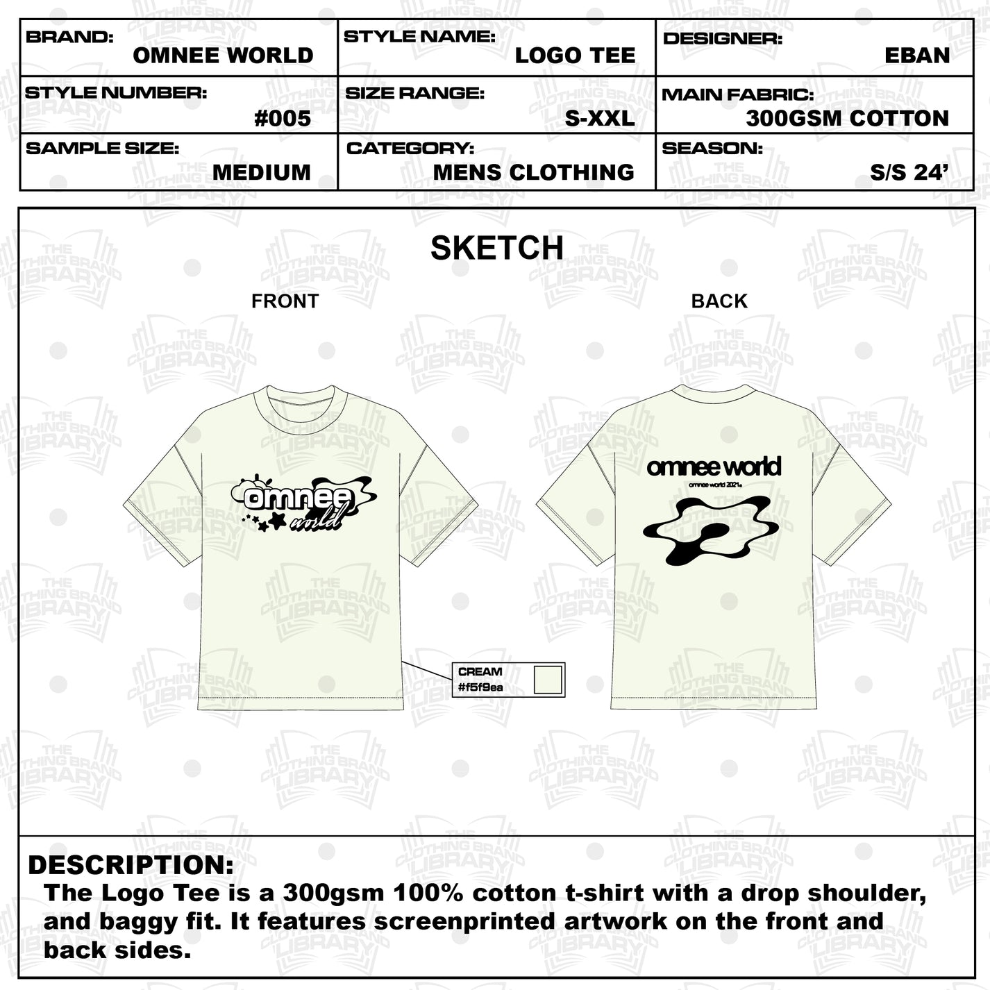 Illustrator Tech Pack Template – The Clothing Brand Library